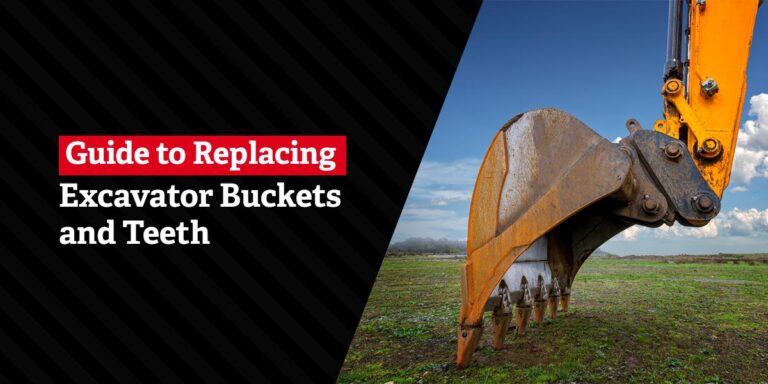 Guide to Replacing Excavator Buckets & Teeth | Stewart-Amos